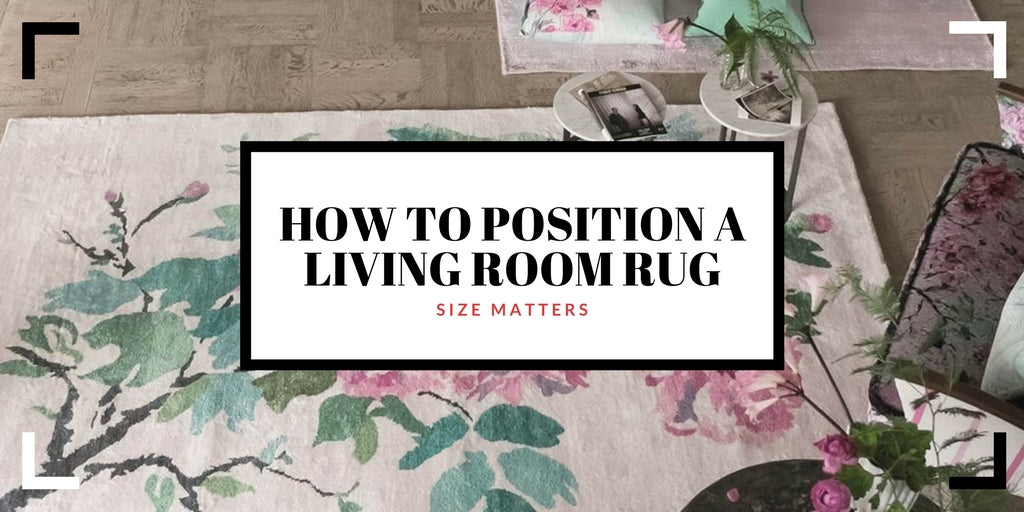 How To Position A Living Room Rug: Size & Shape Matter – The Rug Seller