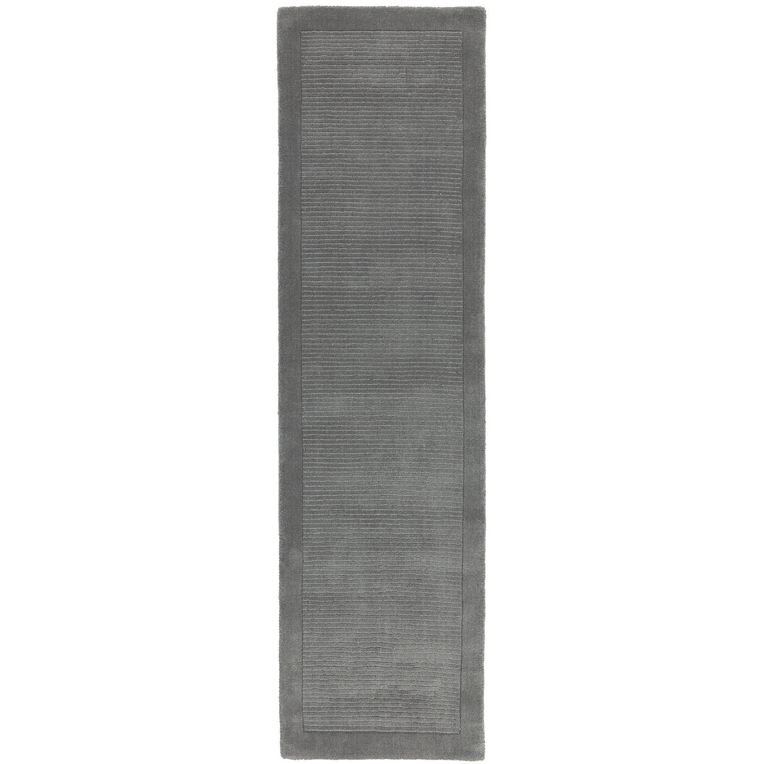 York Plain Wool Hall Runner Rugs in Grey – The Rug Seller