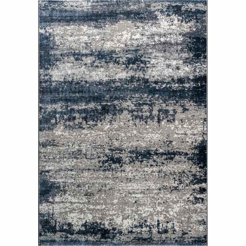 Canyon 52059 5747 Textured Abstract Rugs in Blue – The Rug Seller