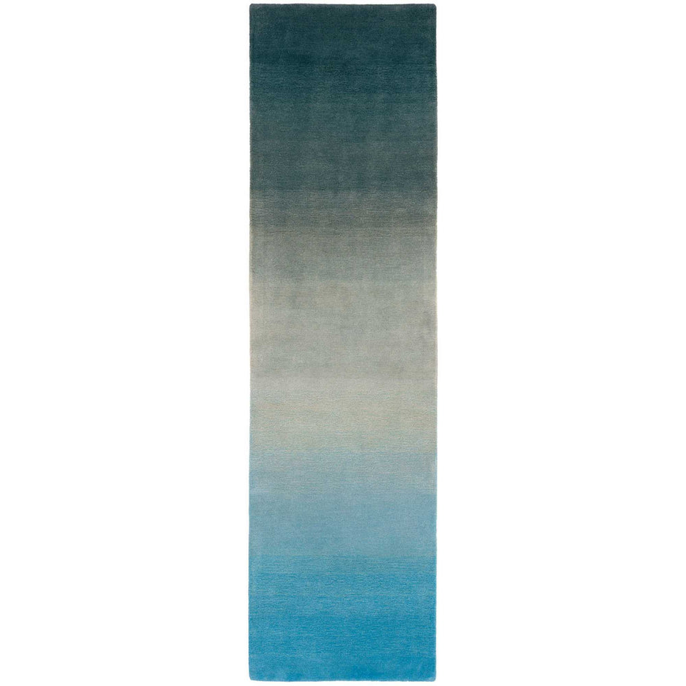 Ombre Wool Runner Rugs in Blue – The Rug Seller