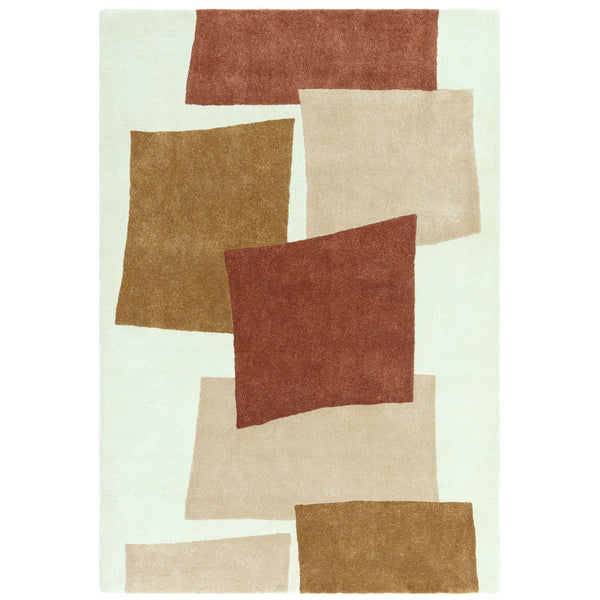 Romy Papercut 13 Geometric Modern Rugs in Red – The Rug Seller