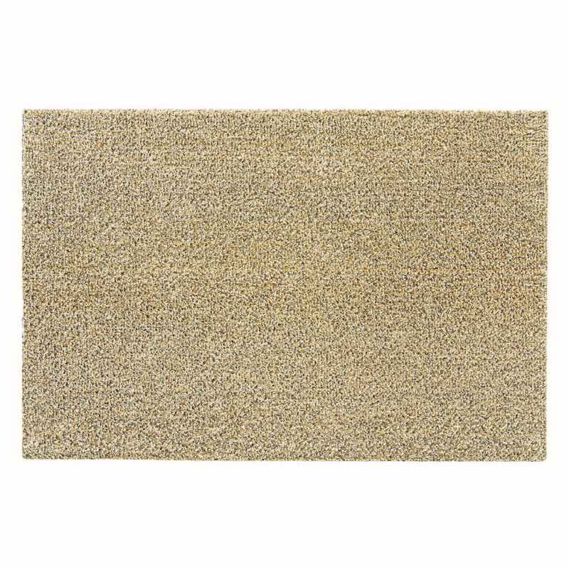 Cotton Plain Washable Anti Slip Doormat in Linen Beige – The Rug Seller